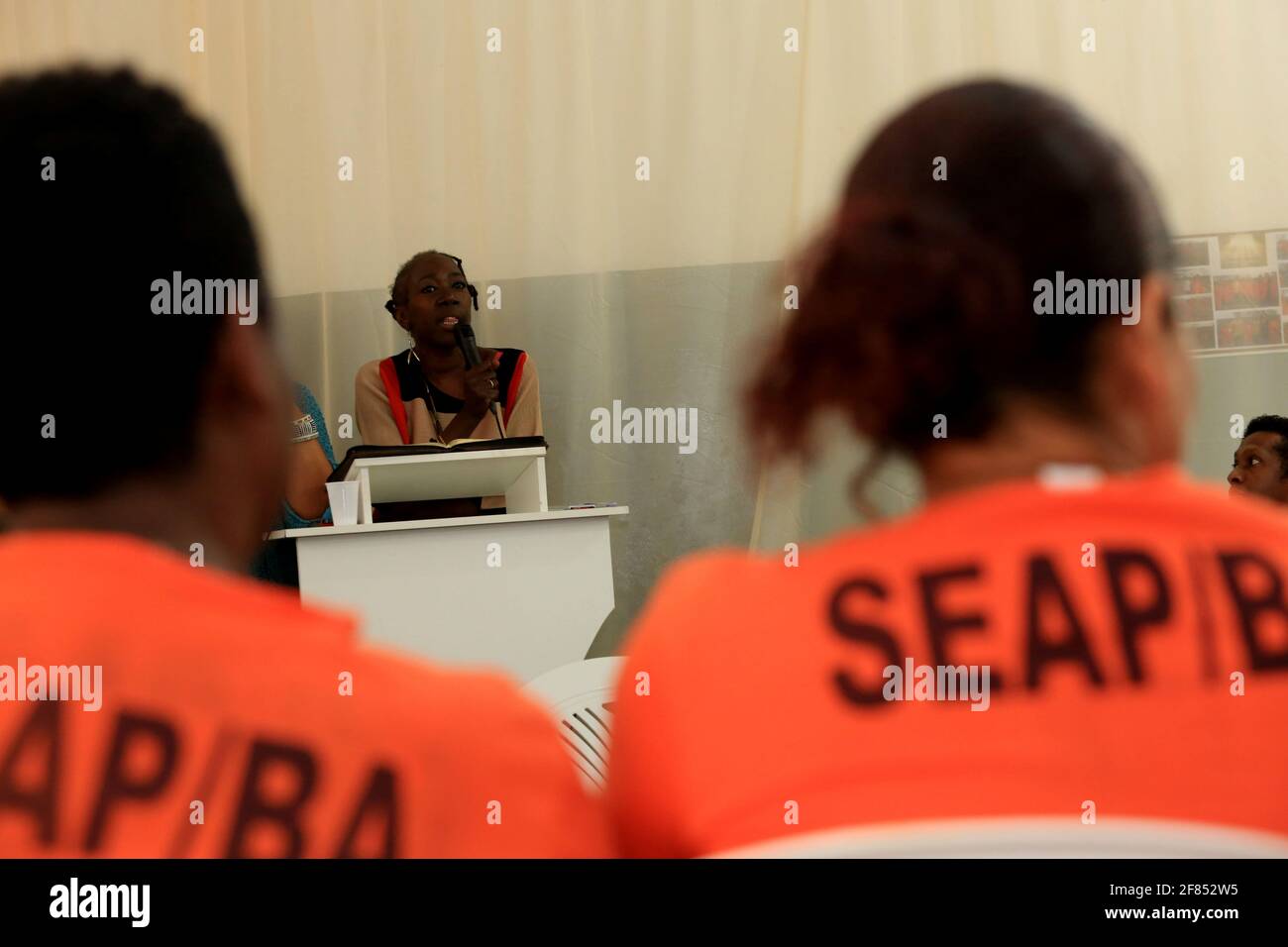 salvador, bahia / brazil - july 25, 2016: Inmates from the Female ...