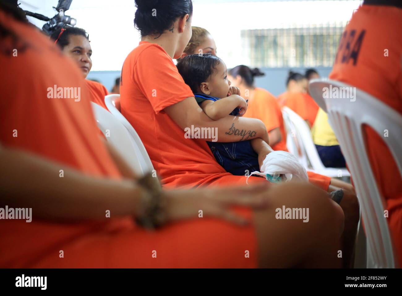 salvador, bahia / brazil - july 25, 2016: Inmate of the Female Presidio ...