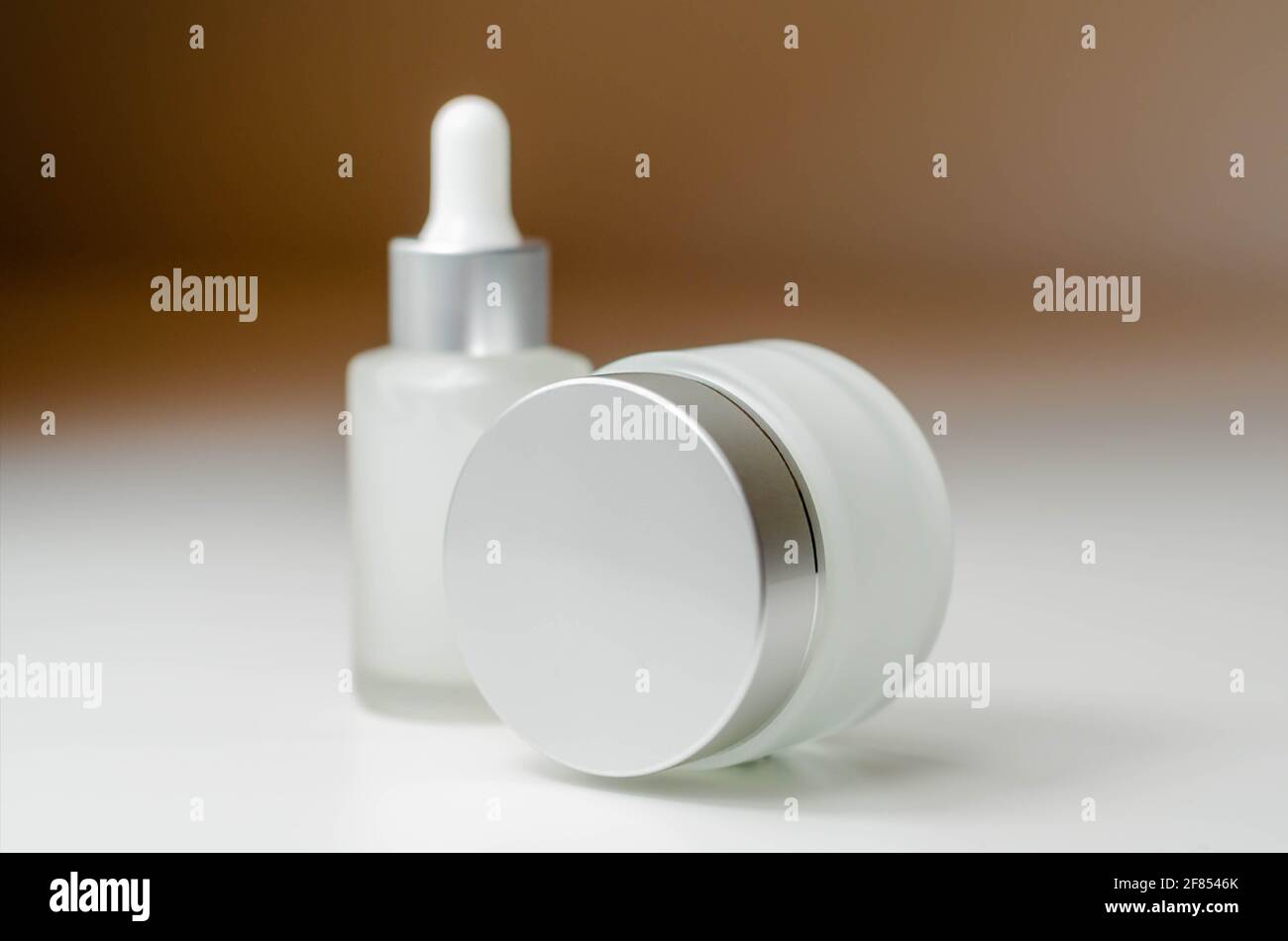 Luxury and expensive anti wrinkle cosmetics, facial serum and collagen ...