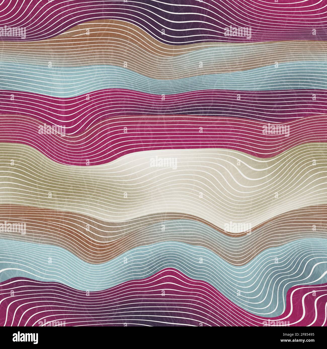 Seamless natural landscape hill pattern for print Stock Photo - Alamy