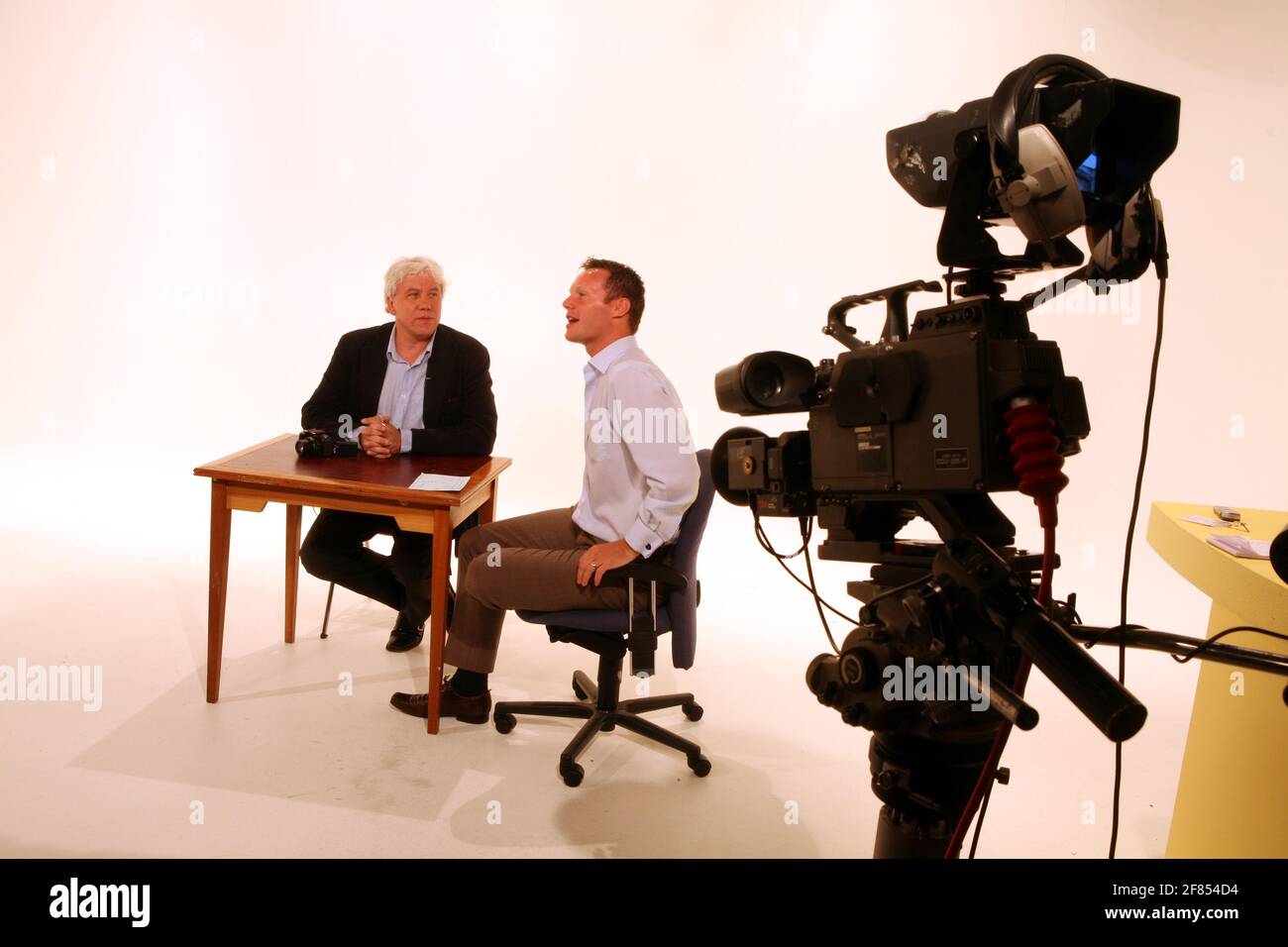 John Walsh tries out as a QVC presenter , with Mark West Head of ...