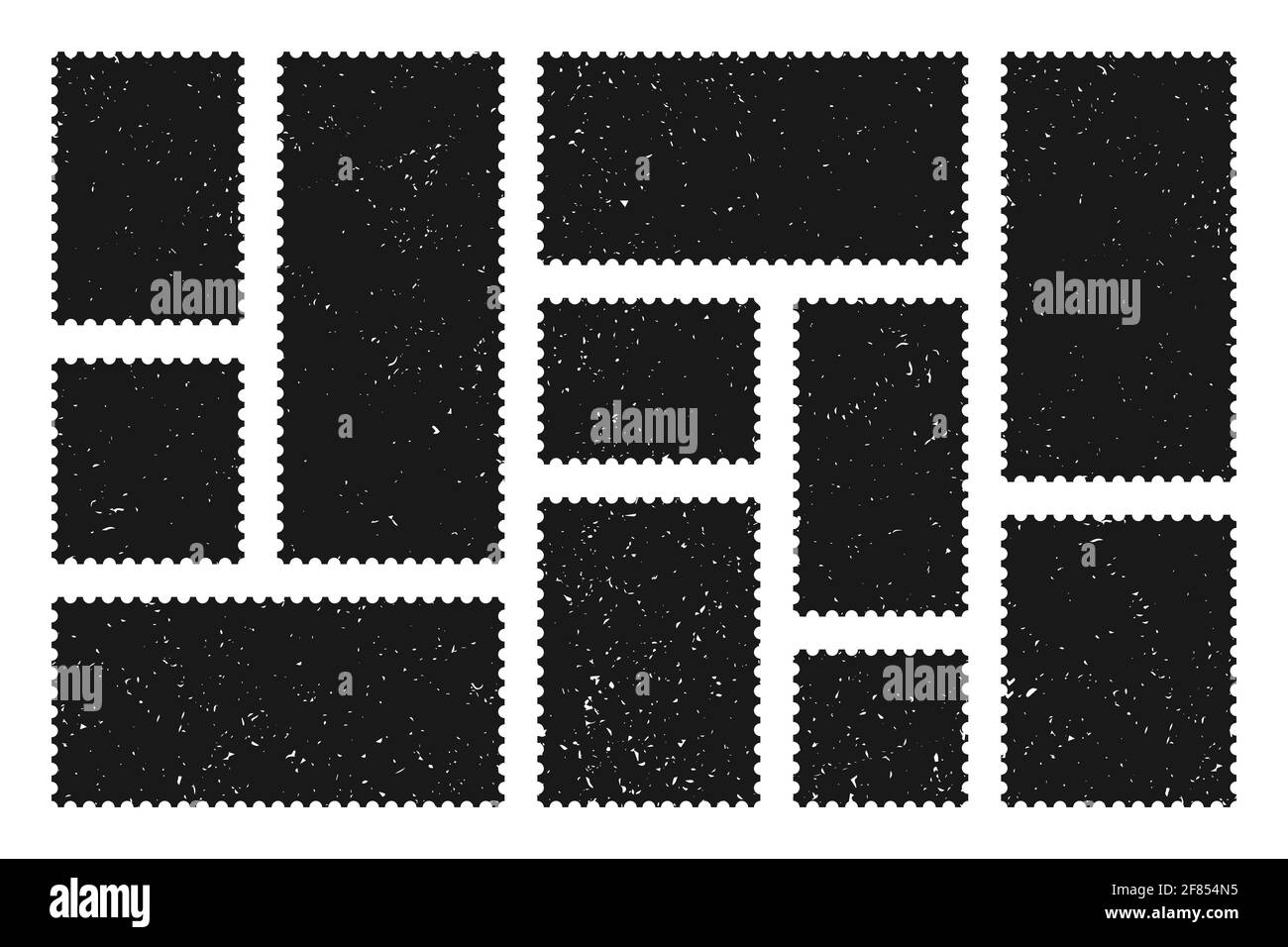 Mailing stamp Black and White Stock Photos & Images - Alamy