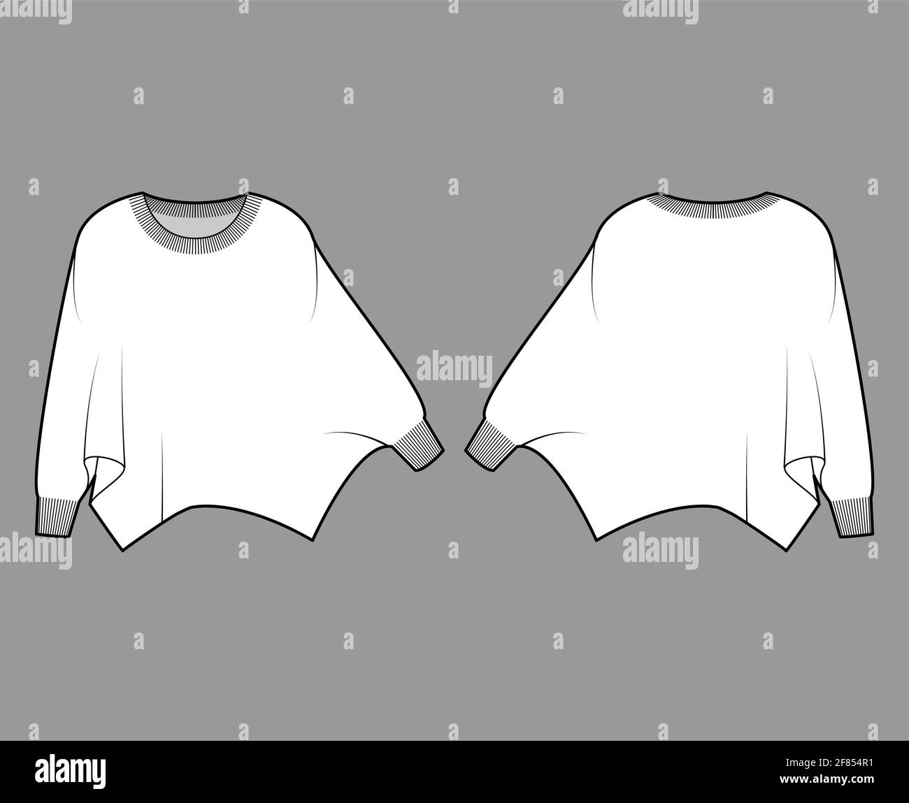 Batwing sleeve Stock Vector Images - Alamy