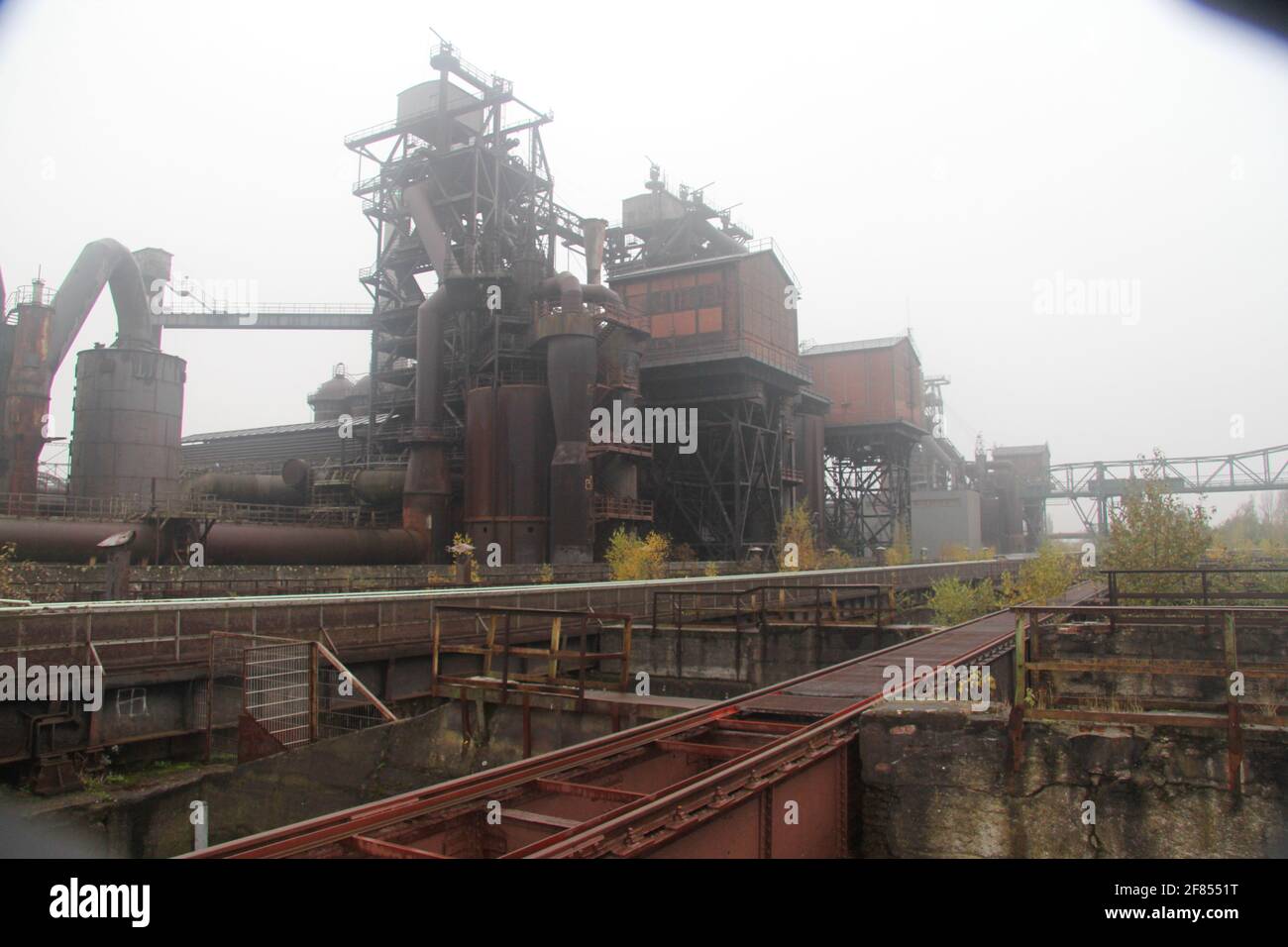 Old steel mill, an industrial monument in the Ruhr area Stock Photo - Alamy