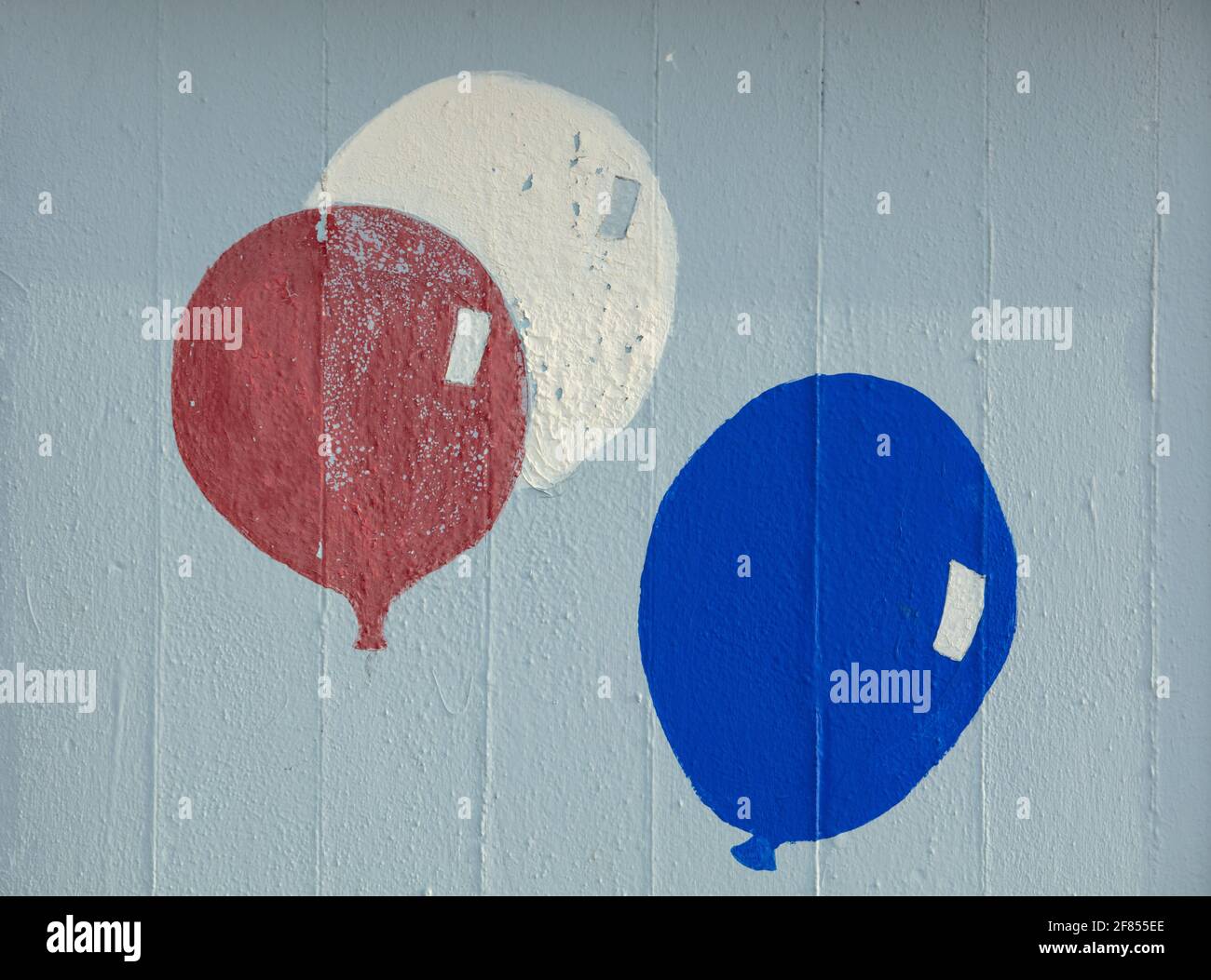 Drawing of three balloons Stock Photo - Alamy