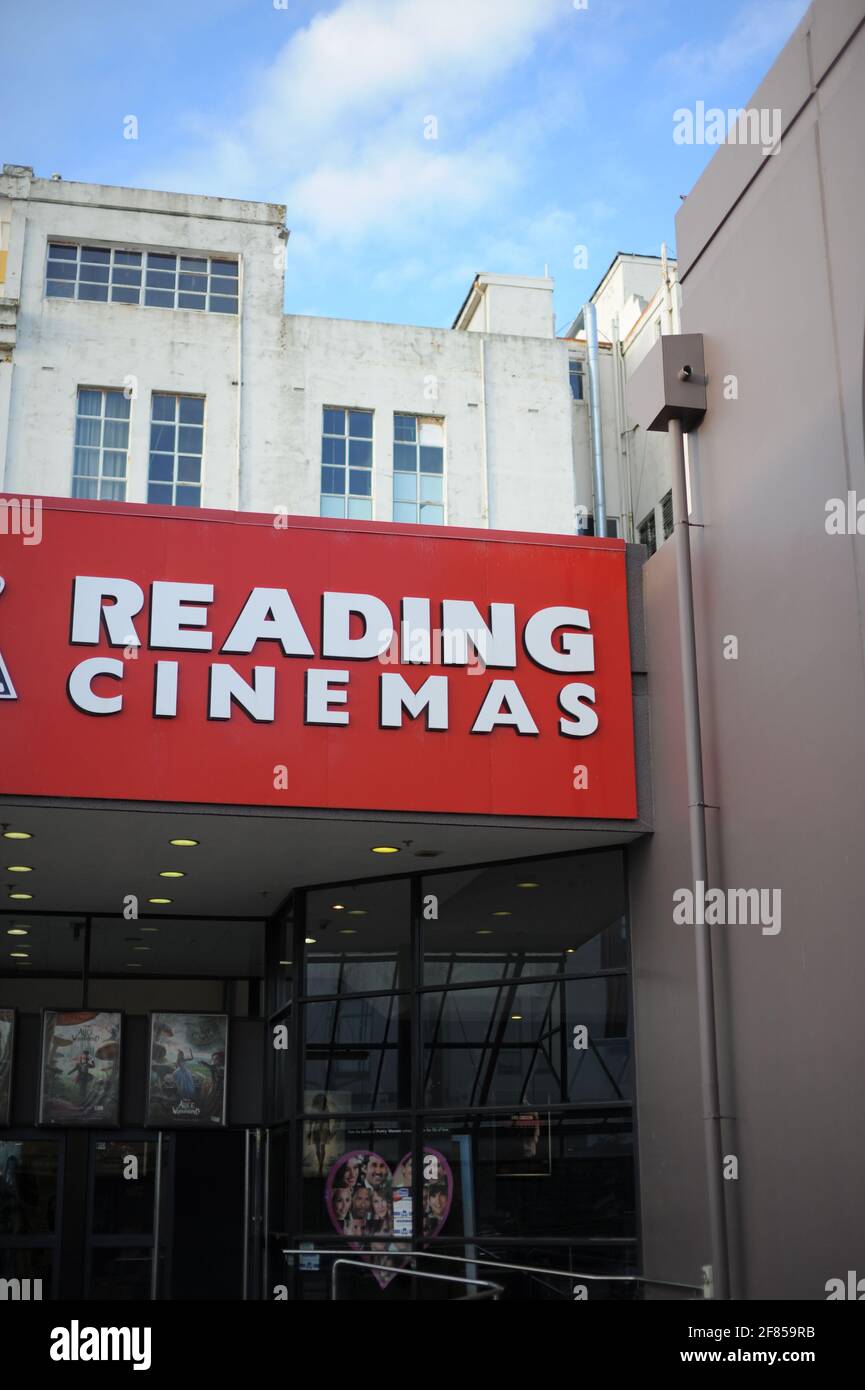 Sign cinema multiplex theater hi-res stock photography and images - Alamy
