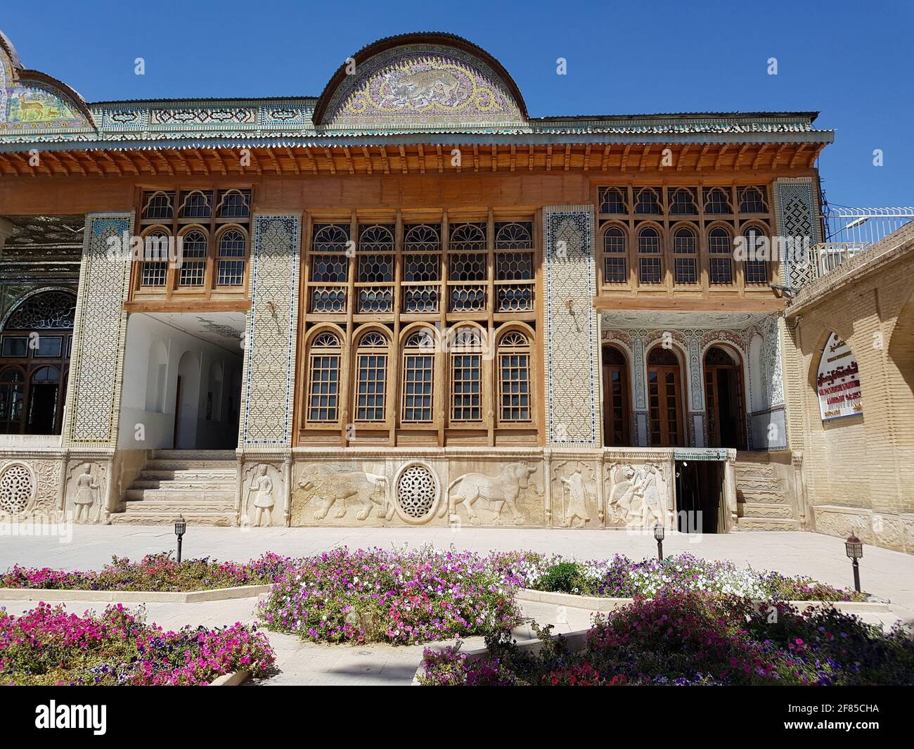 shiraz, iran - april 12, 2017: tourism photo old places in shiraz city ...