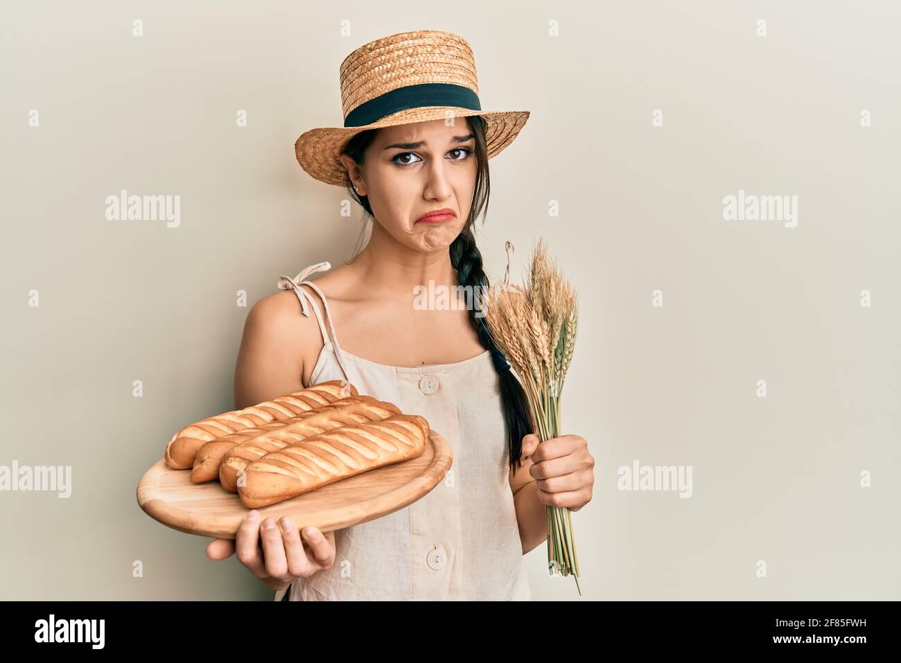Sad farmer crying hi-res stock photography and images - Alamy