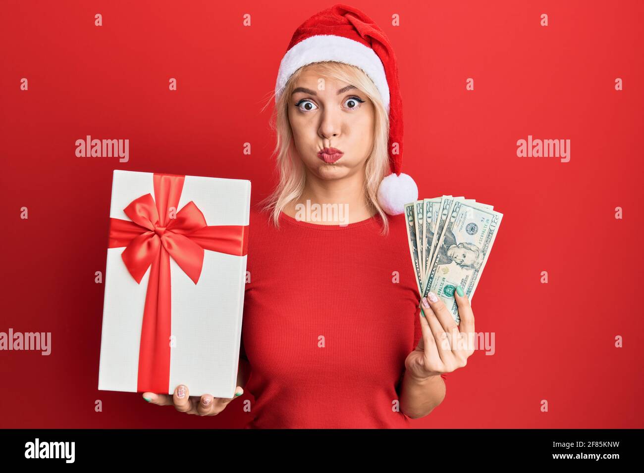 Woman bloated christmas hi-res stock photography and images - Alamy