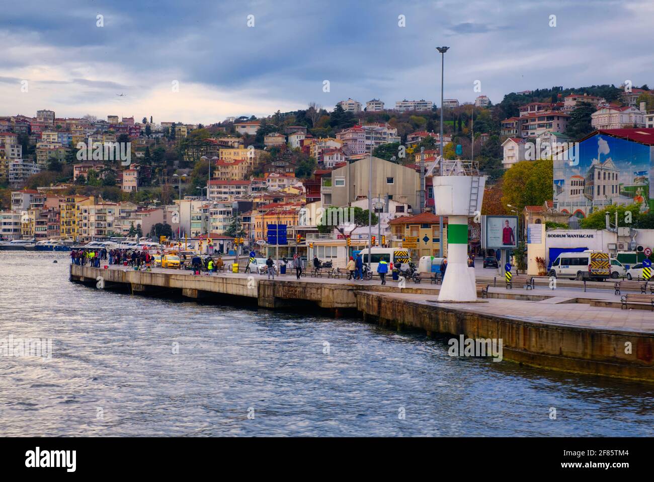 The position of Bosporus strait, which connects the Mediterranean to ...
