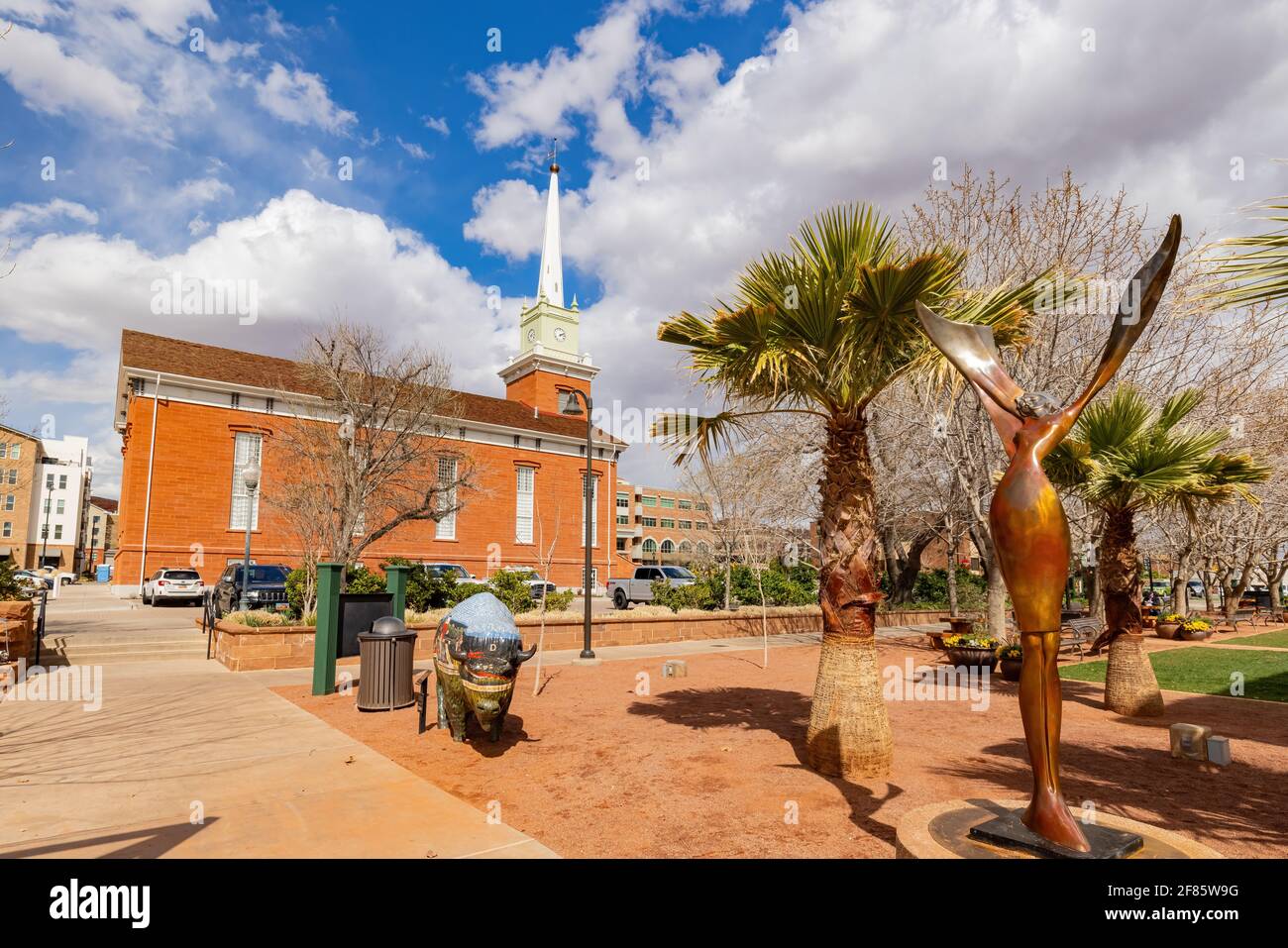Daytime shot of the St George Tabernacle at Utah, USA Stock Photo - Alamy