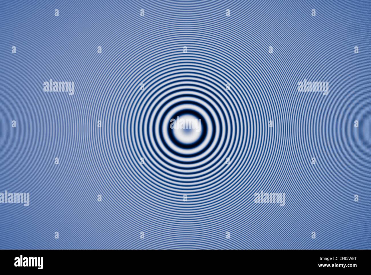An illustration of a trippy blue background with black circles - great ...