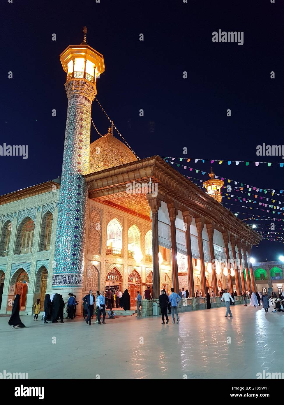 shiraz, iran - april 12, 2017: tourism photo old places in shiraz city ...