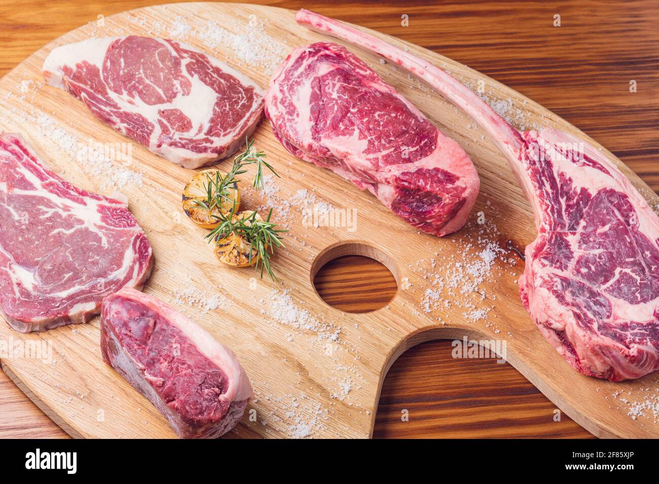 Beef tenderloin butcher products hi-res stock photography and images ...