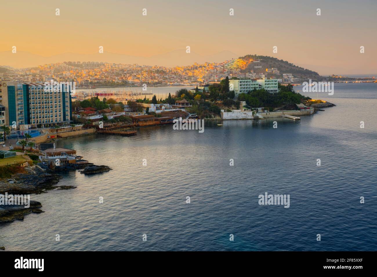 The name Kuşadası comes from the Turkish words kuş (bird) and ada ...