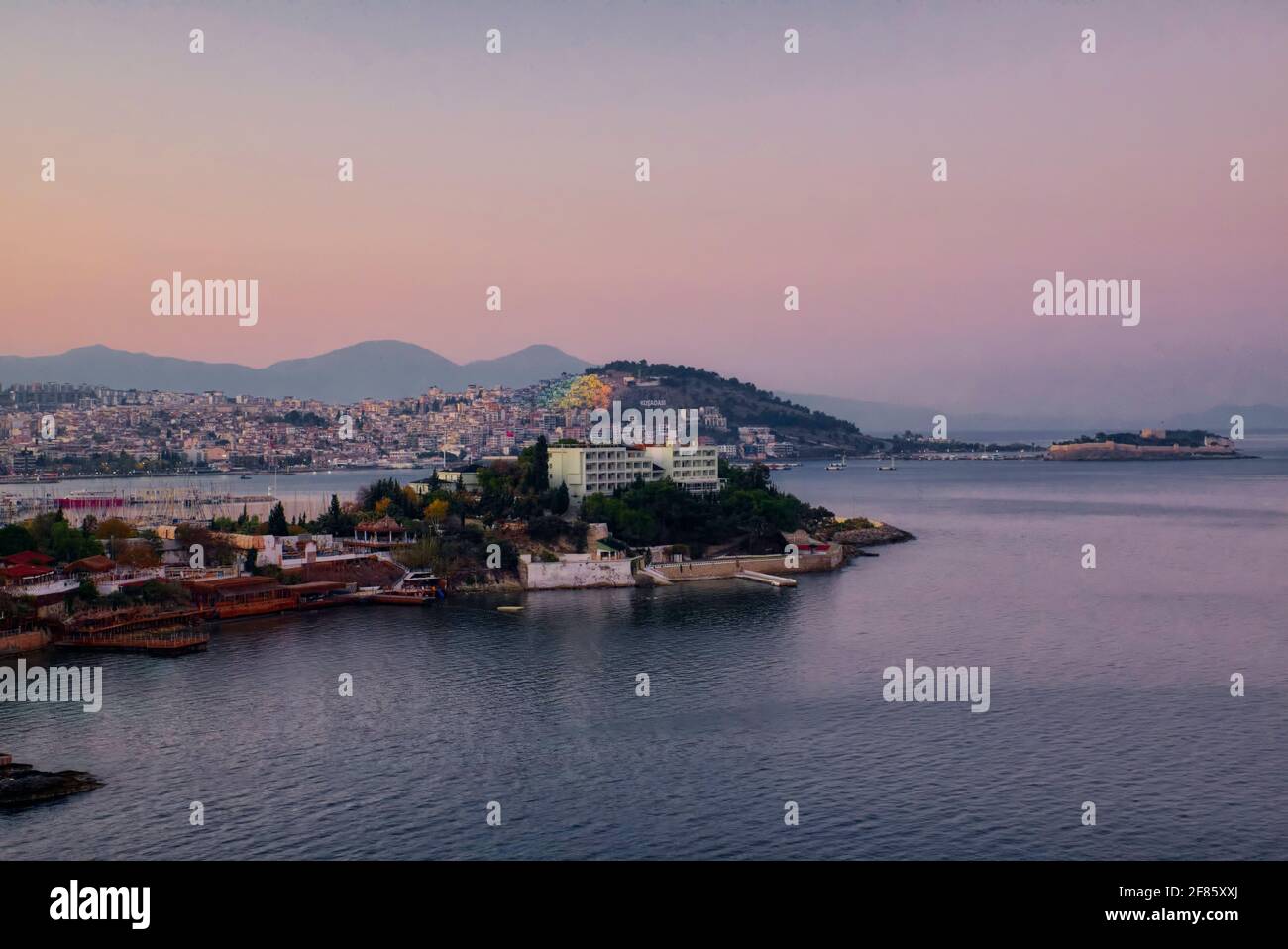 The name Kuşadası comes from the Turkish words kuş (bird) and ada ...