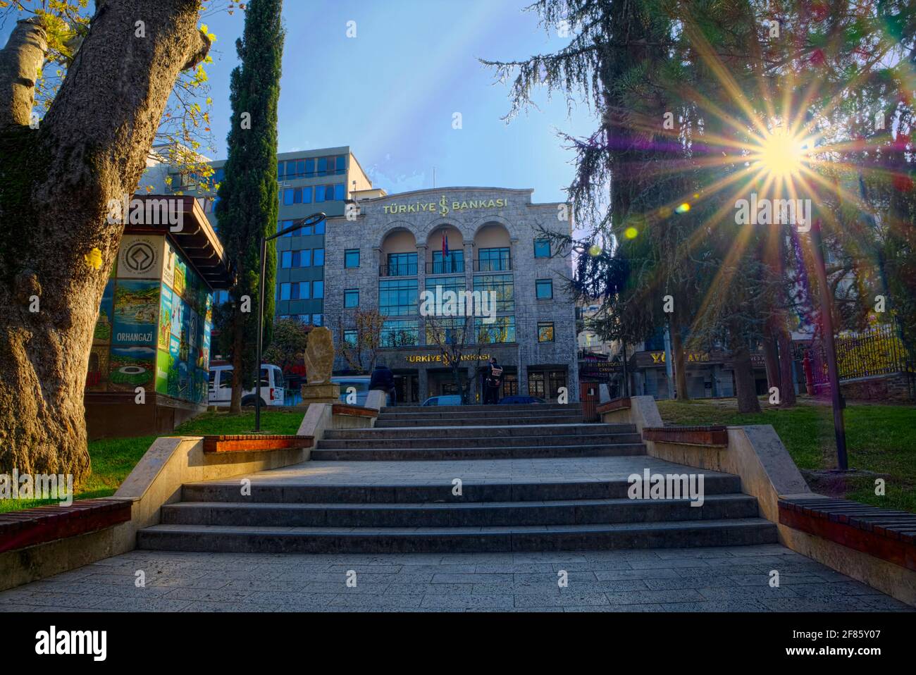 Bursa‘s Ulu Cami (Great Mosque) is at the western end of Atatürk ...