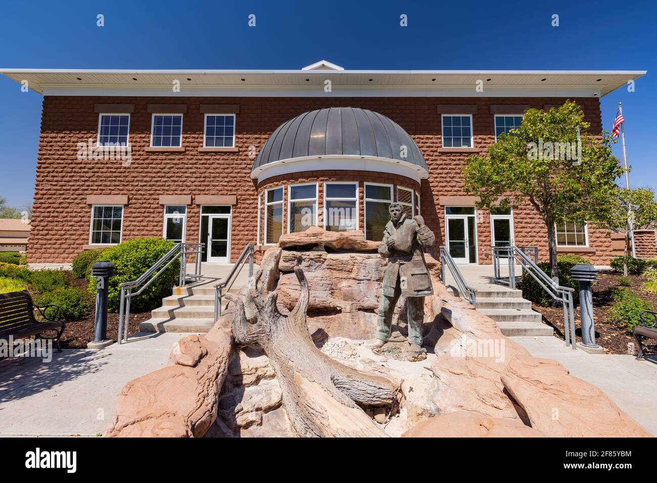 Exterior view of the Santa Clara City Office at Utah, USA Stock Photo ...