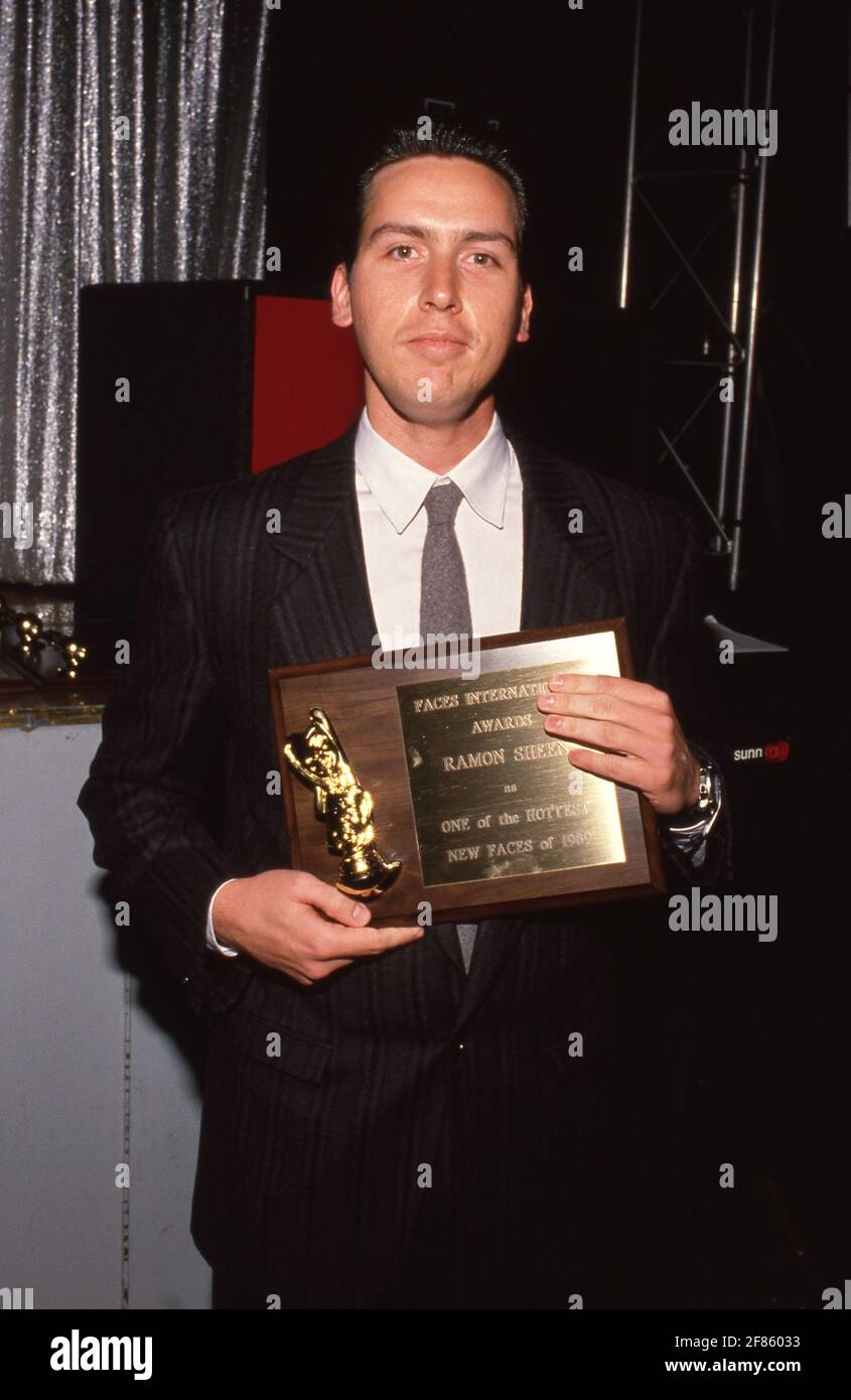 Ramon Sheen 1989 Credit: Ralph Dominguez/MediaPunch Stock Photo - Alamy