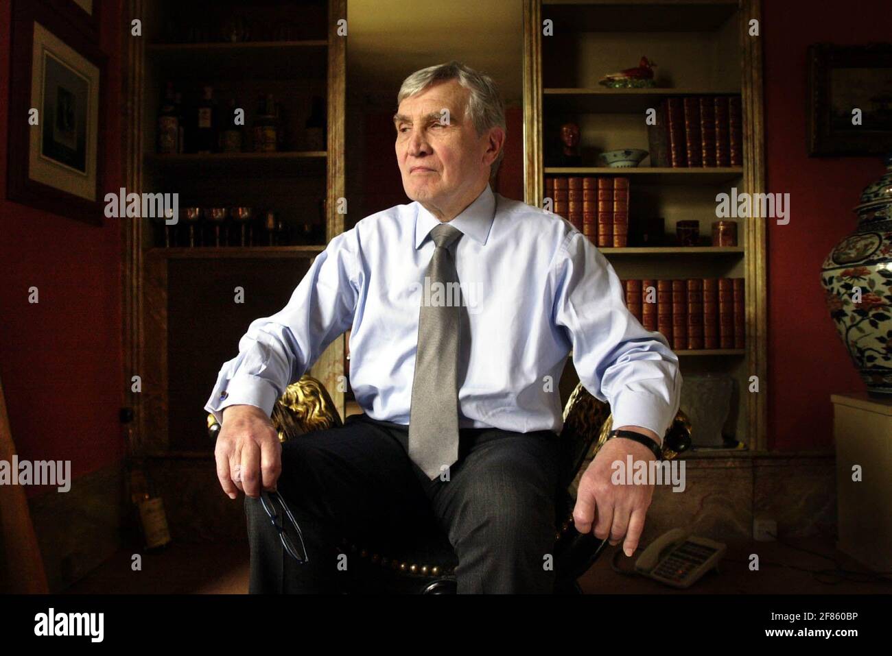 Businessman George Walker April 2001 Stock Photo - Alamy