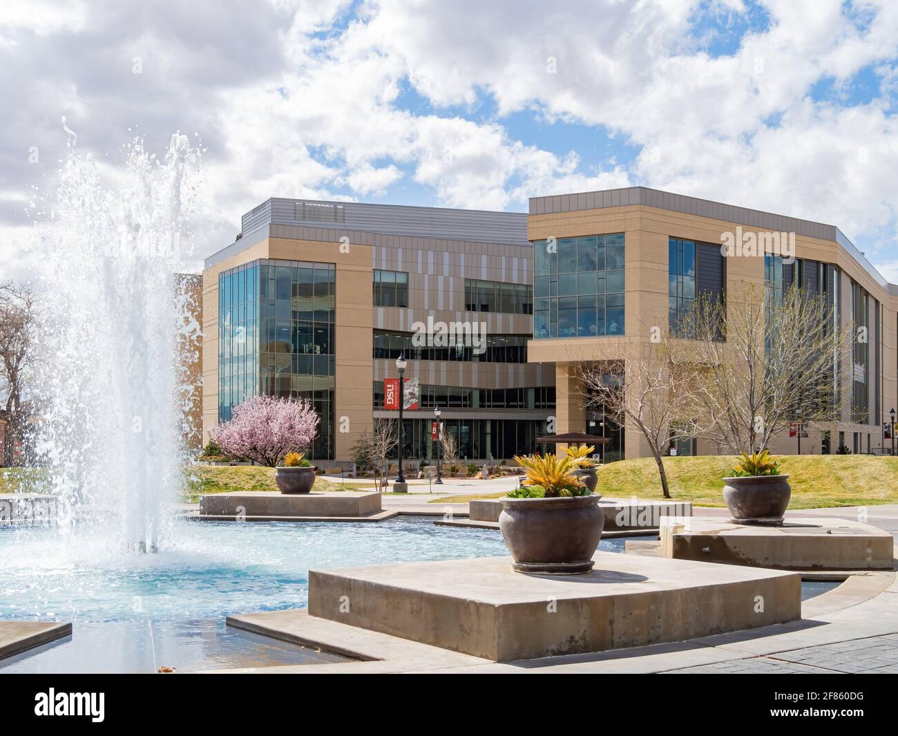 Modern building in the Dixie State University at Utah, USA Stock Photo ...
