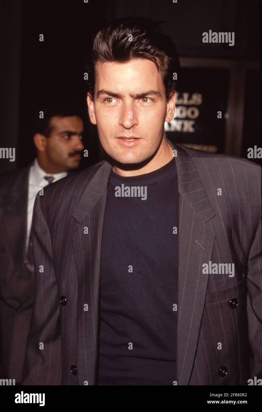 Charlie Sheen at the "Hot Shots" Los Angeles Premiere at Avco Westwood ...