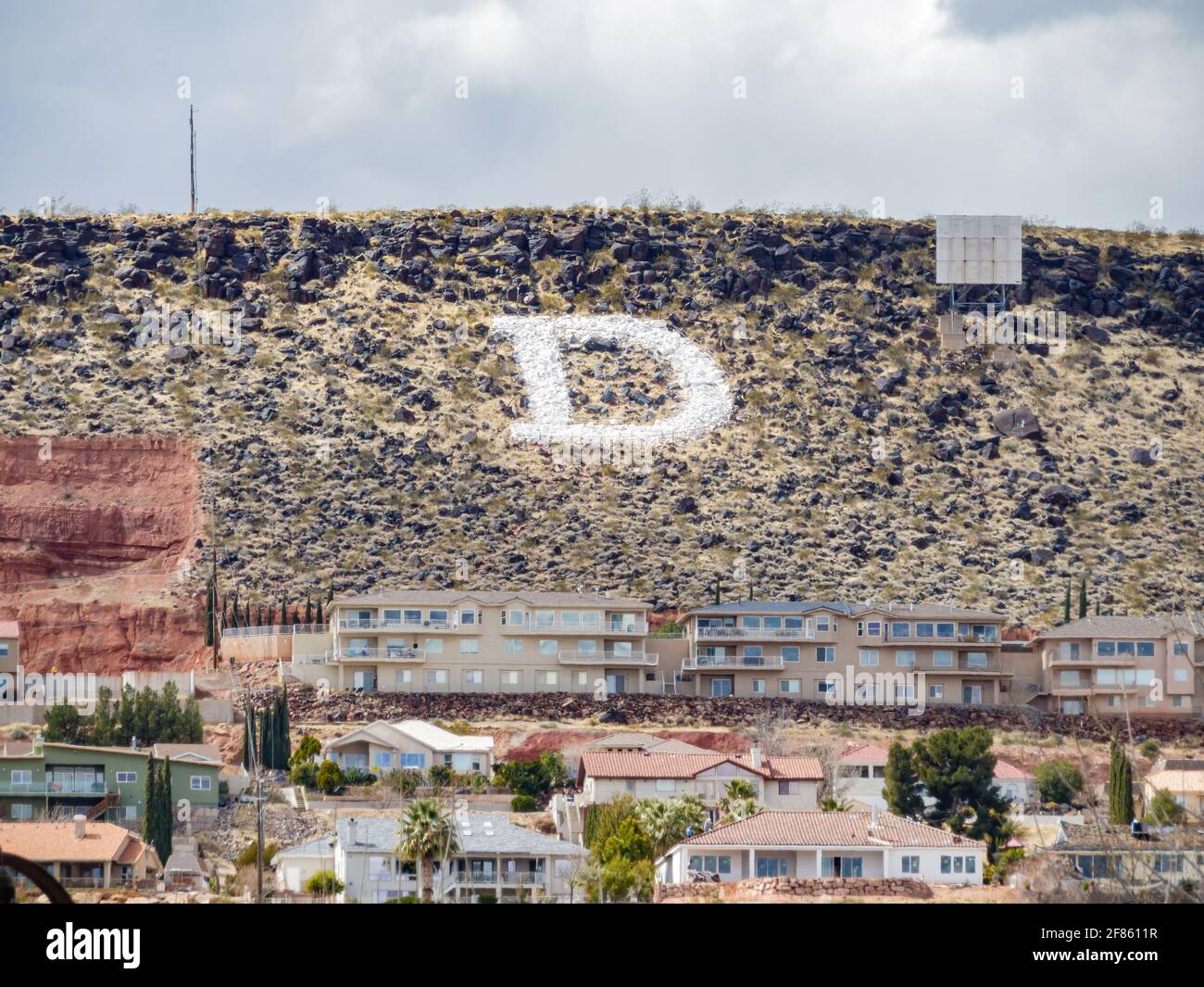 Aerial view of the cityscape of St George at Utah Stock Photo - Alamy