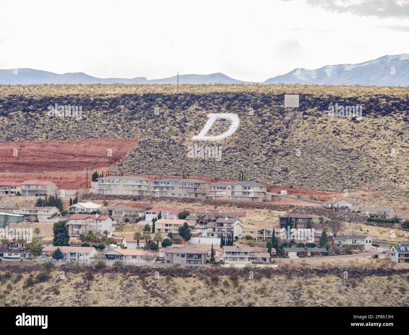 Aerial view of the cityscape of St George at Utah Stock Photo - Alamy