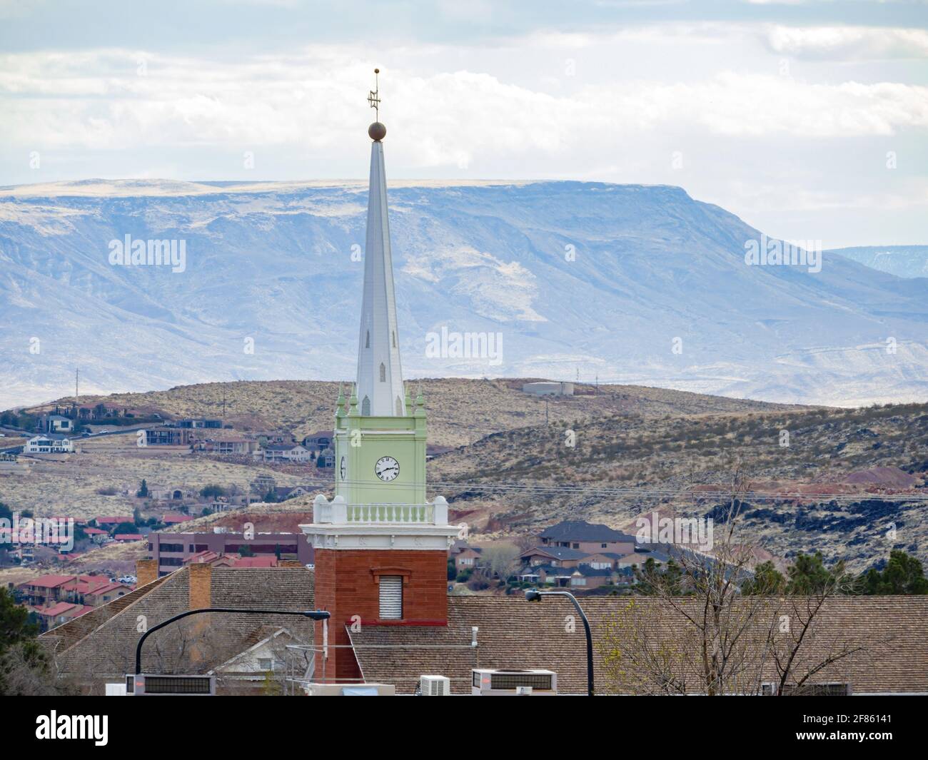 Daytime shot of the St George Tabernacle at Utah, USA Stock Photo - Alamy