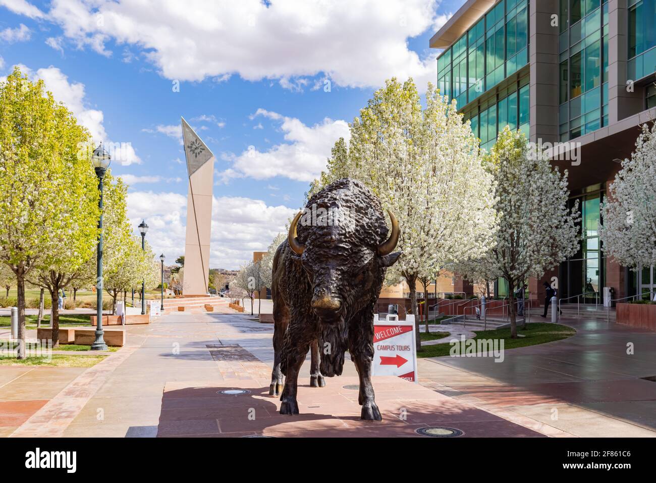 Utah, MAR 15, 2021 - Modern building in the Dixie State University ...