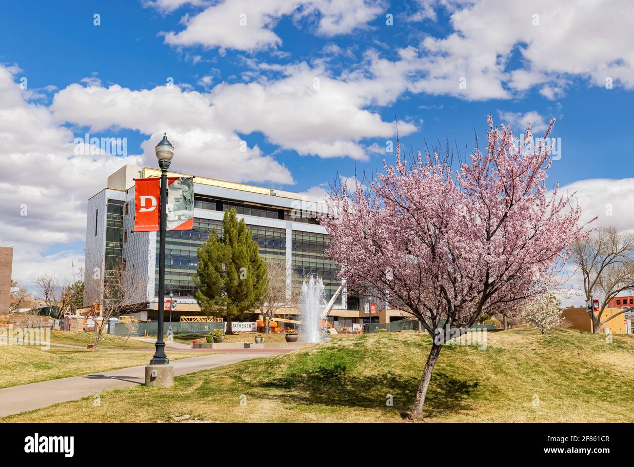 Utah, MAR 15, 2021 - Modern building in the Dixie State University ...