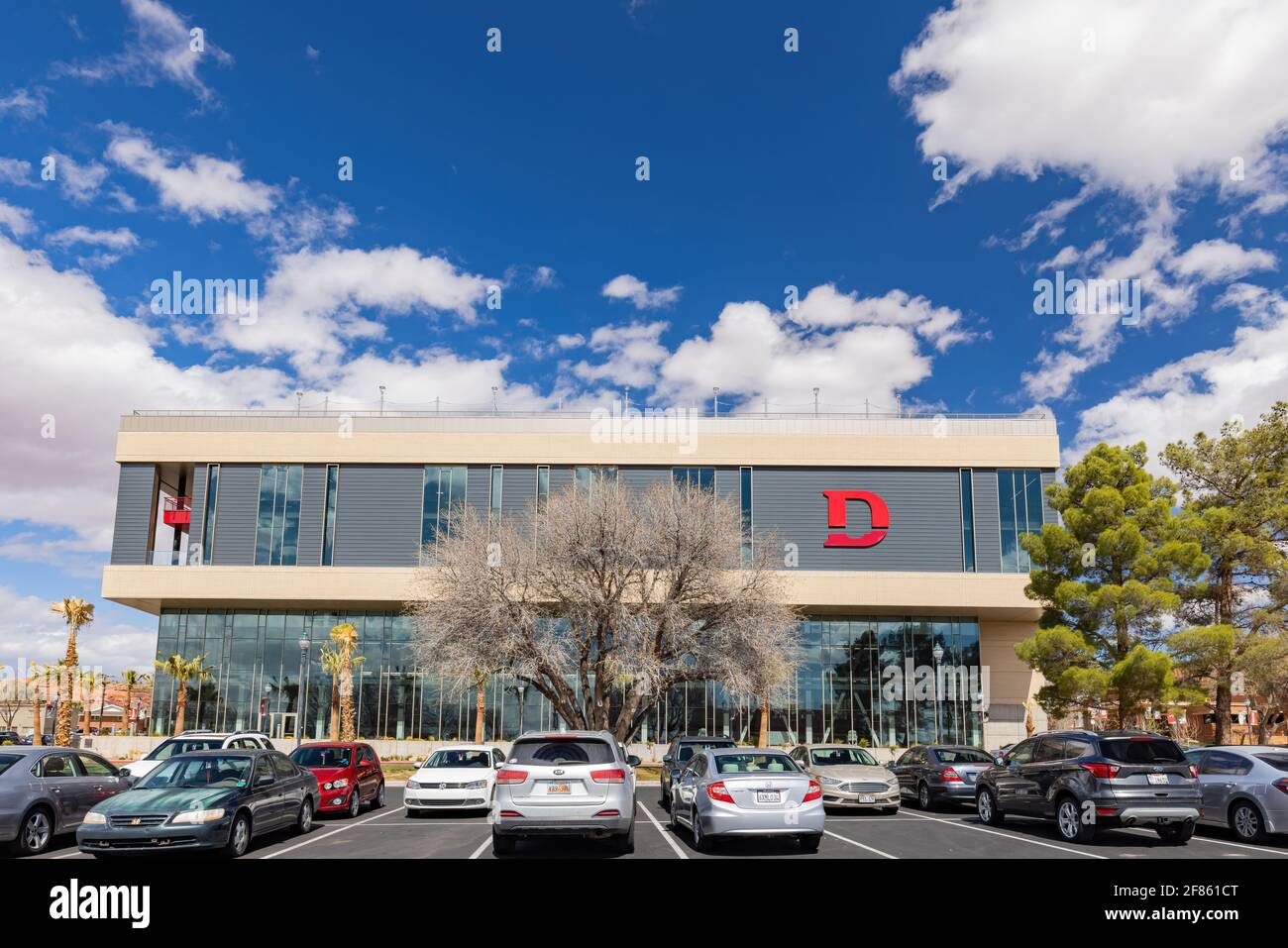 Utah, MAR 15, 2021 - Modern building in the Dixie State University ...