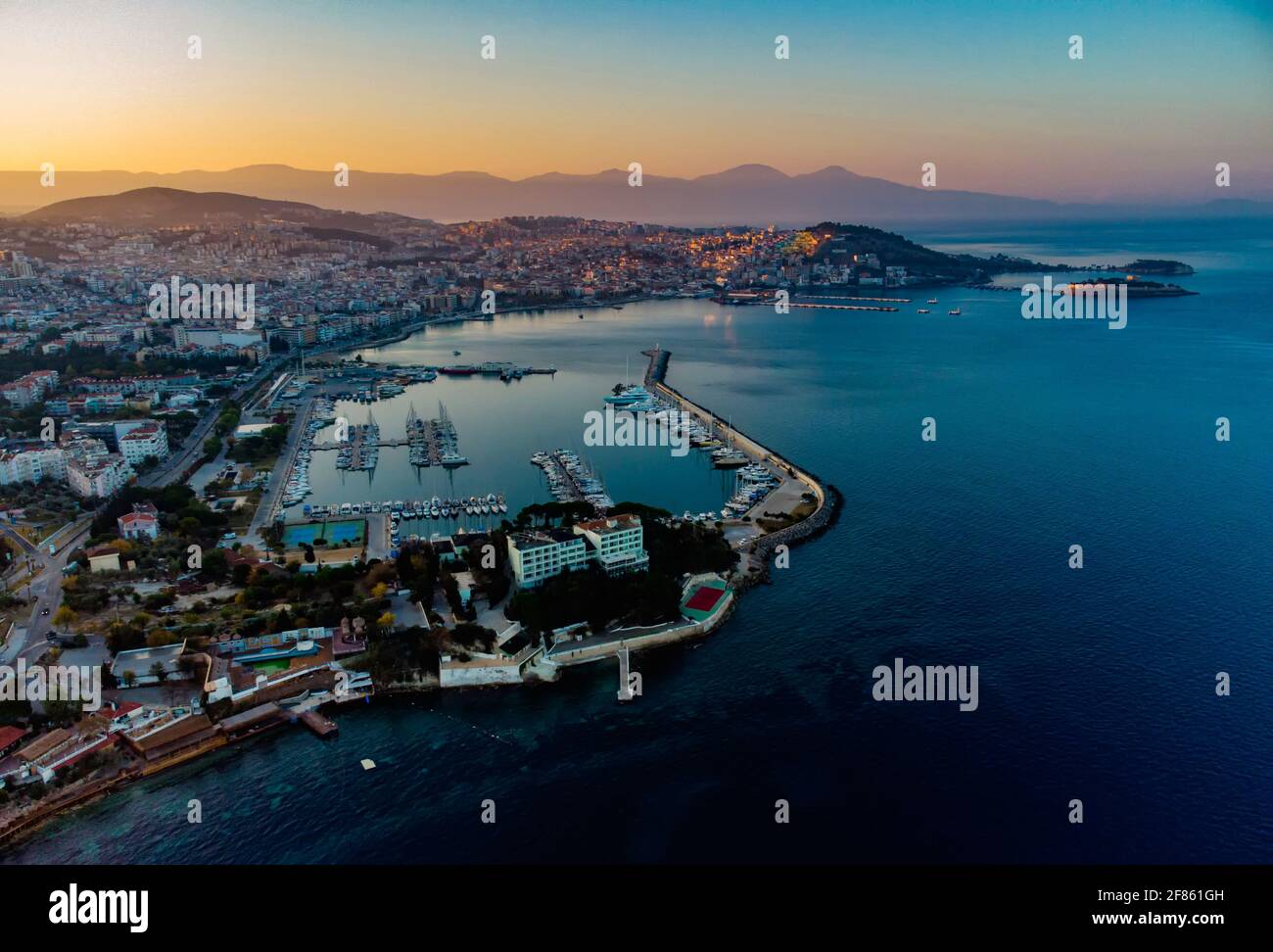 The name Kuşadası comes from the Turkish words kuş (bird) and ada ...