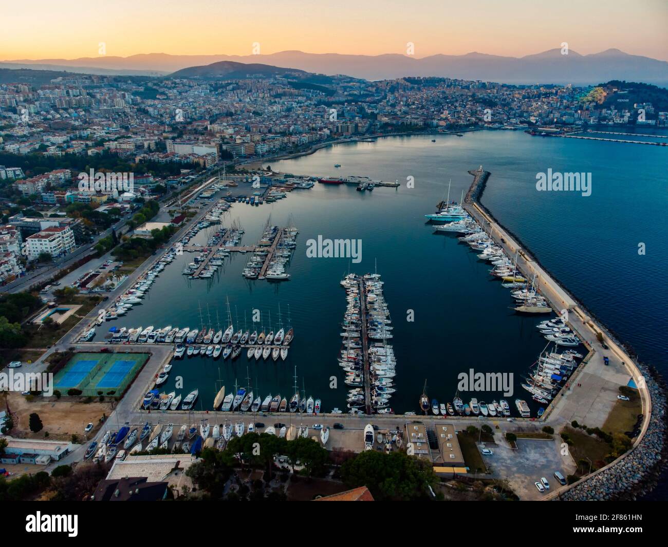 The name Kuşadası comes from the Turkish words kuş (bird) and ada ...