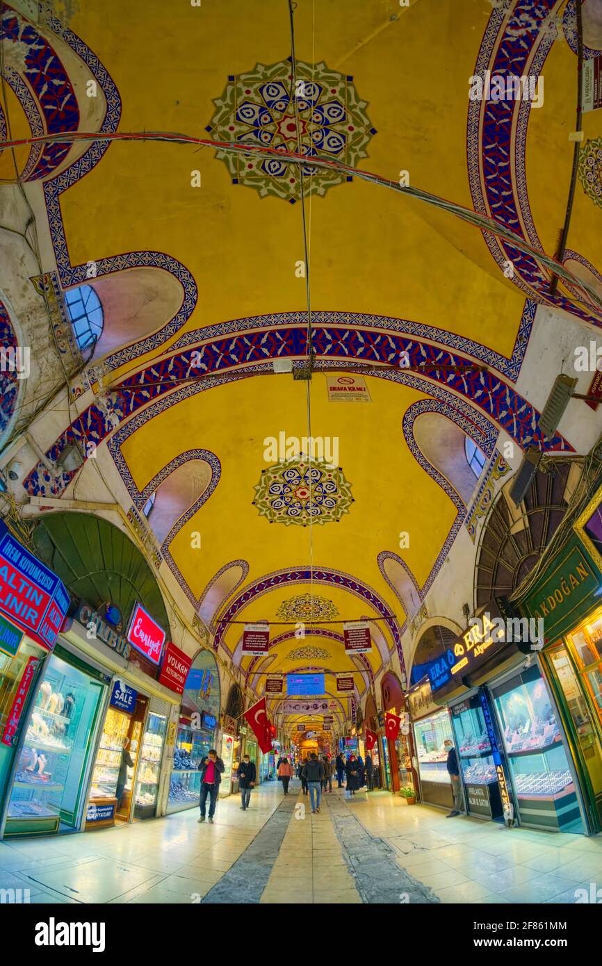The Grand Bazaar (Turkish: Kapalıçarşı, meaning ‘Covered Market’; also ...
