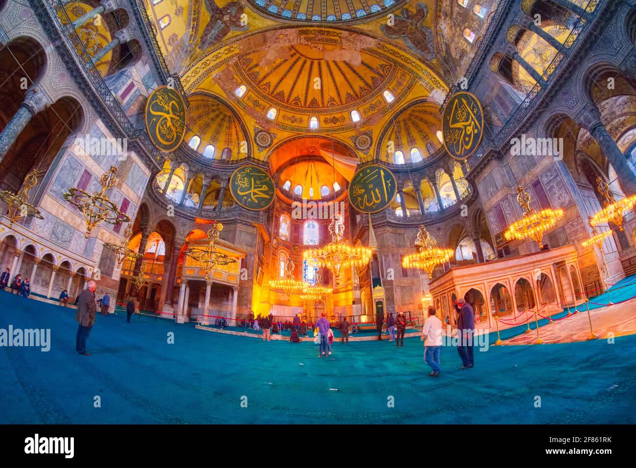 The Hagia Sophia is an enormous architectural marvel in Istanbul ...