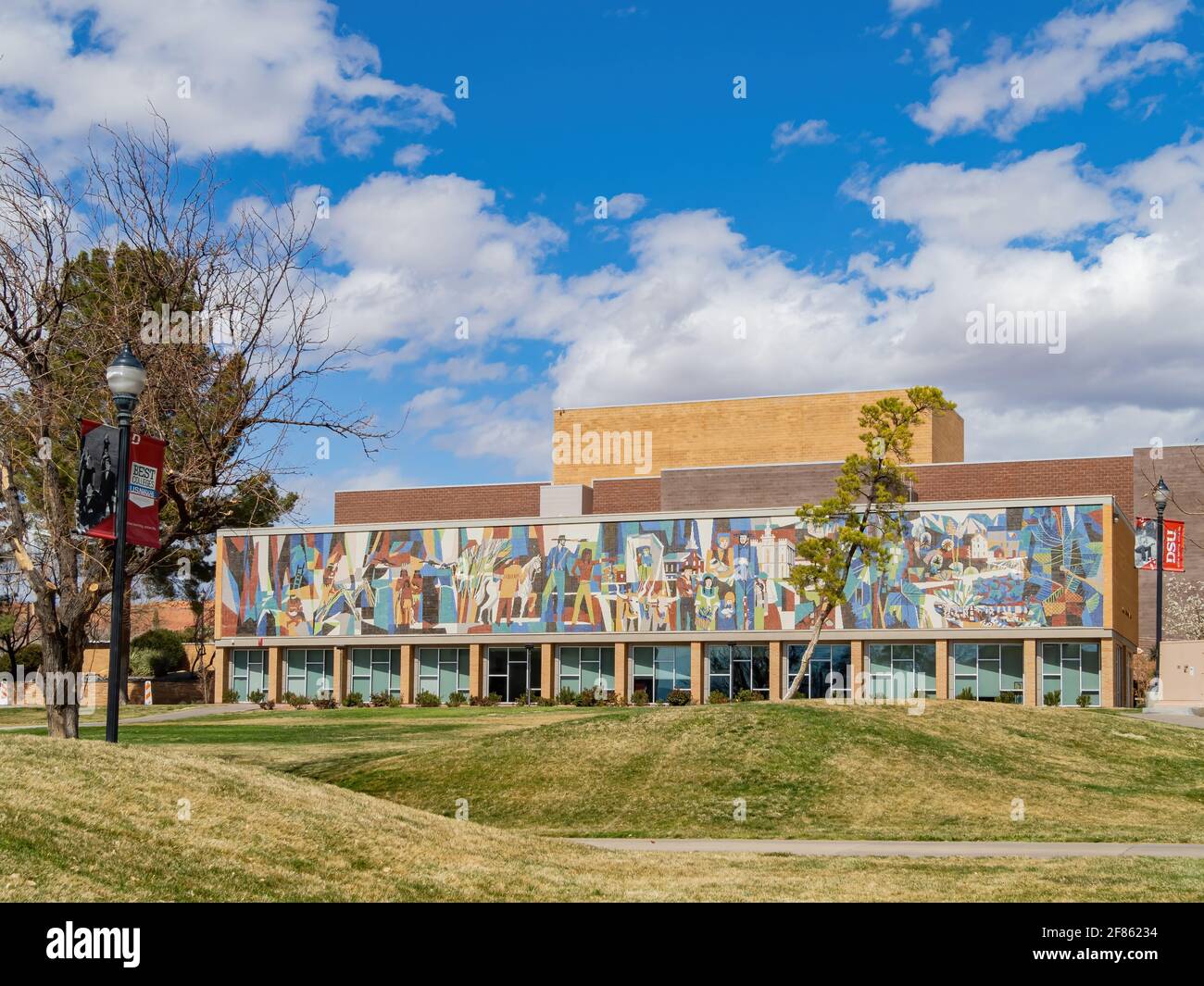 Utah, MAR 15, 2021 - Modern building in the Dixie State University ...