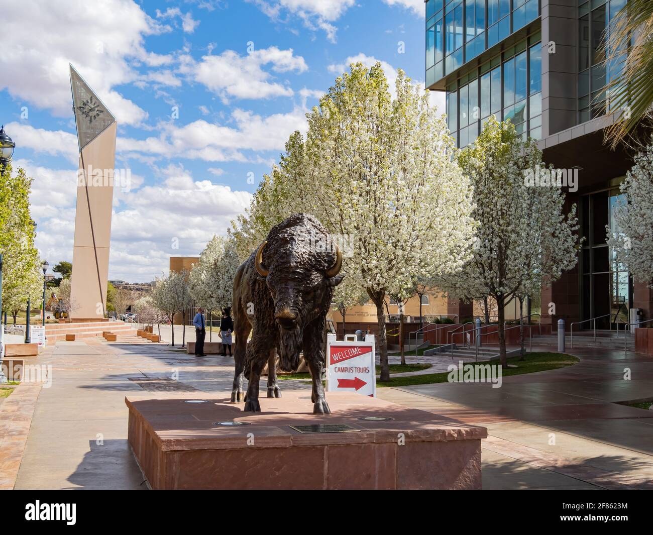 Utah, MAR 15, 2021 - Modern building in the Dixie State University ...