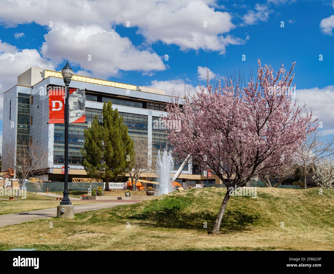 Utah, MAR 15, 2021 - Modern building in the Dixie State University ...