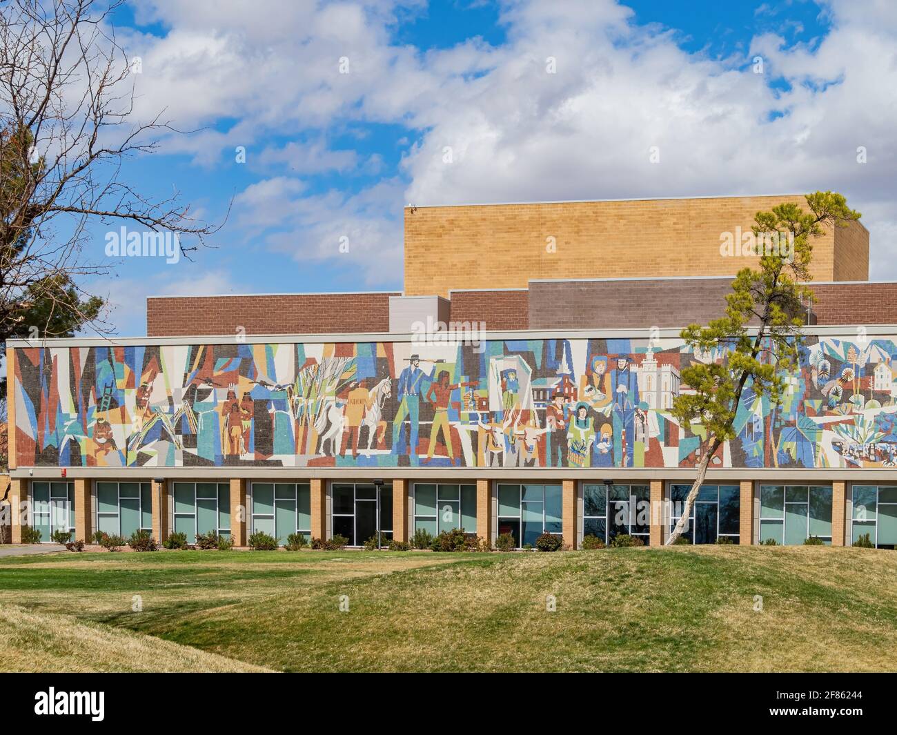 Utah, MAR 15, 2021 - Modern building in the Dixie State University ...