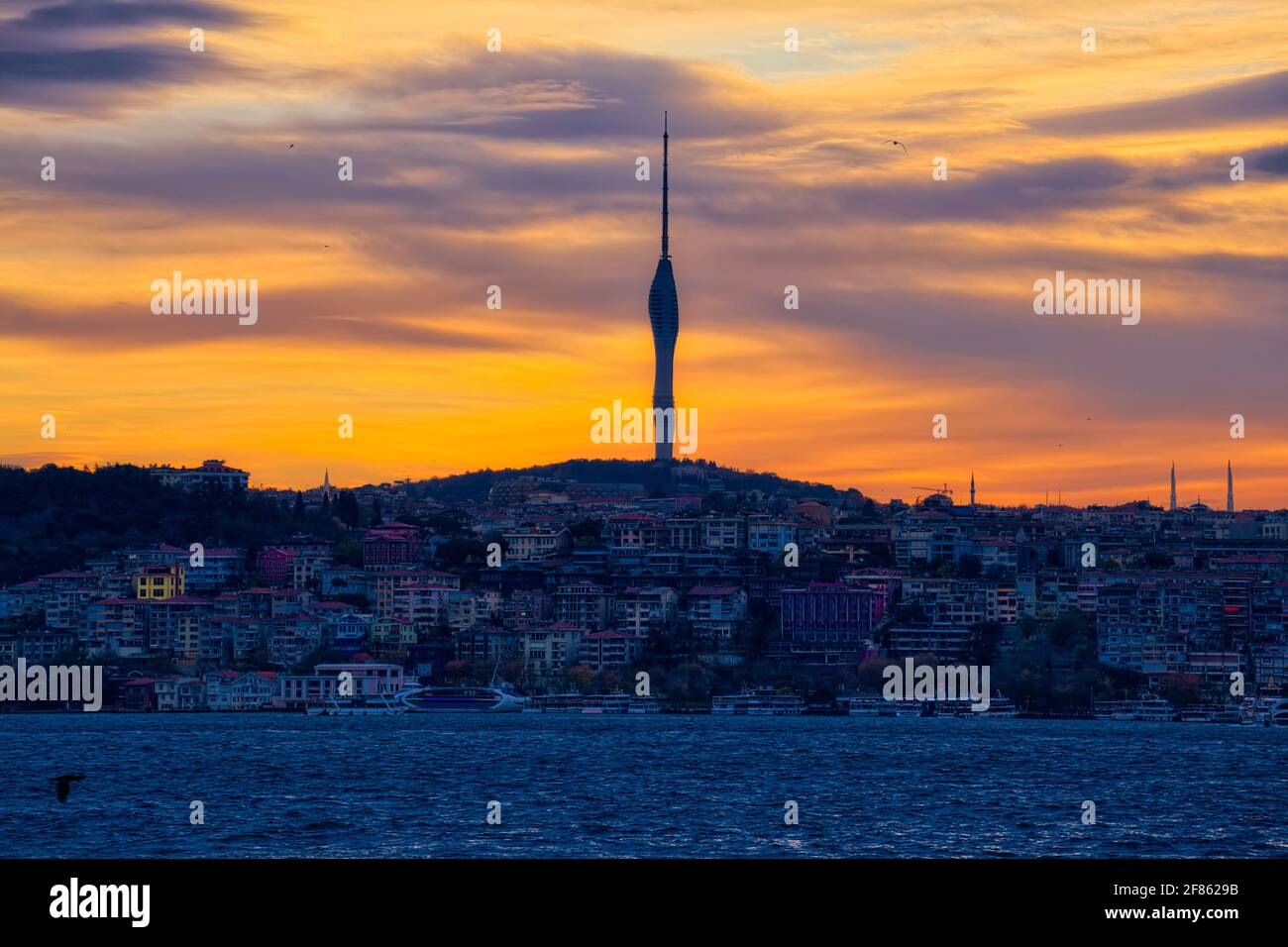 Camlica tower is located the Asian side of Istanbul, It will be the ...