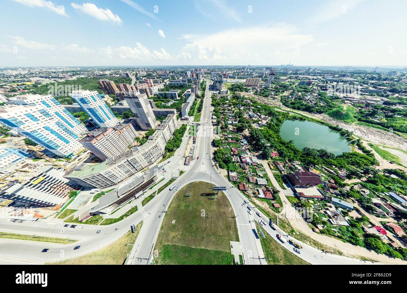Aerial top view shot industrial hi-res stock photography and images - Alamy