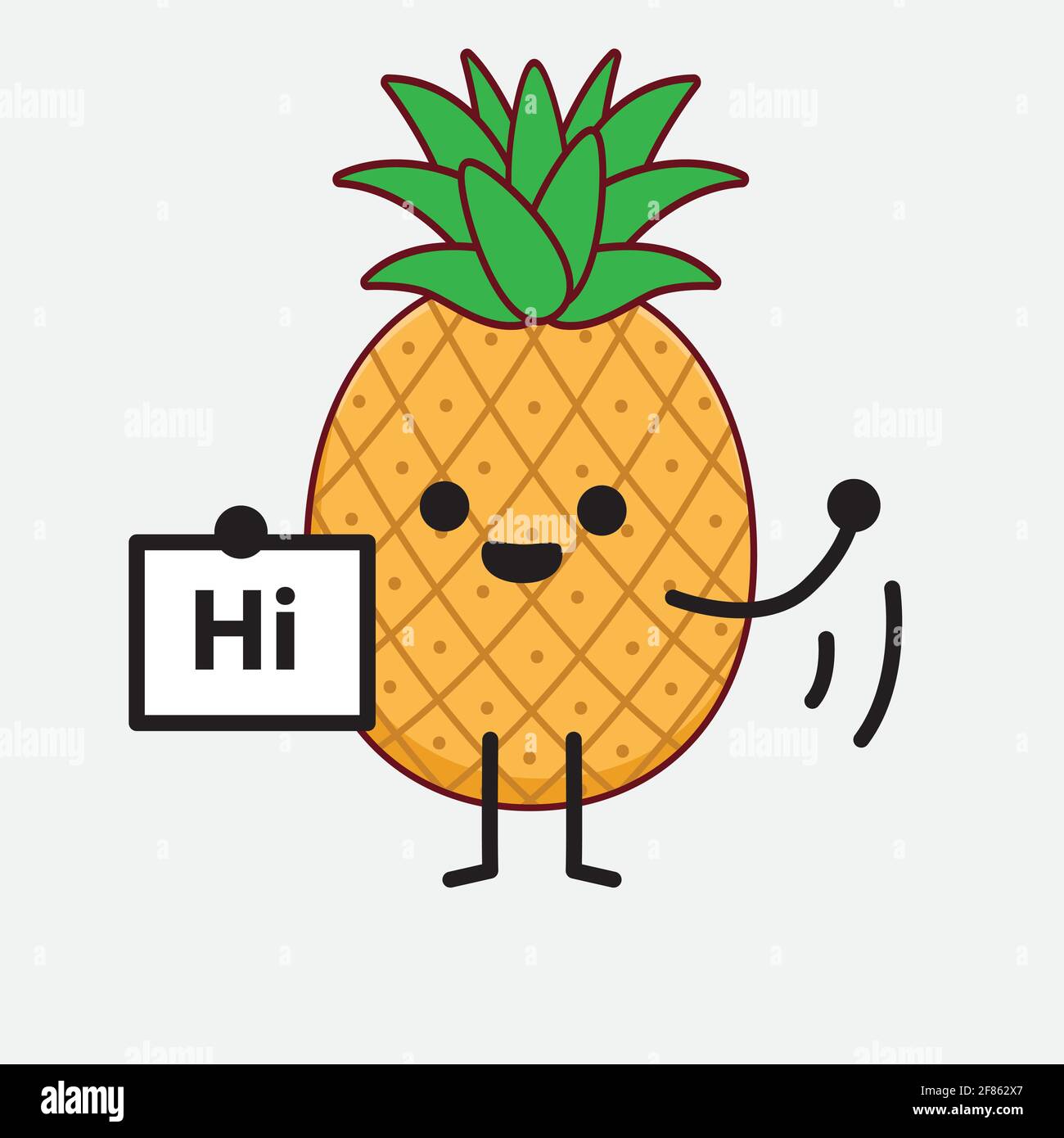 Pineapple With Sunglasses Animated