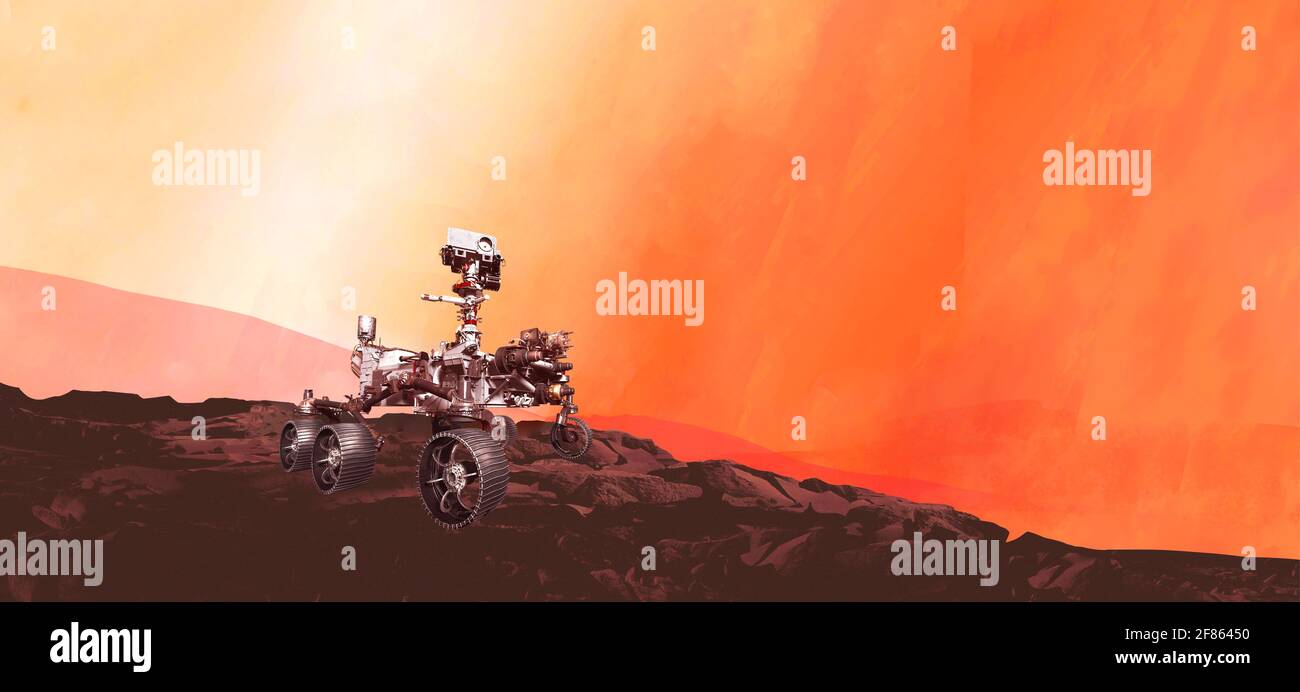 Mars rover curiosity and perseverance hi-res stock photography and ...