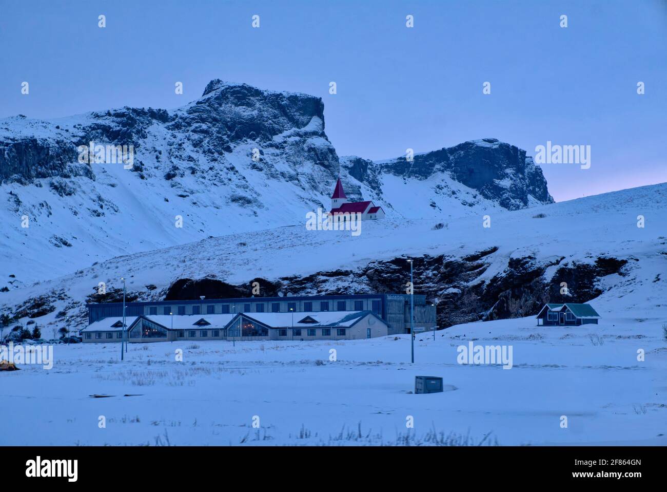In the case of a Katla eruption or a flood, Víkurkirkja is the safest ...