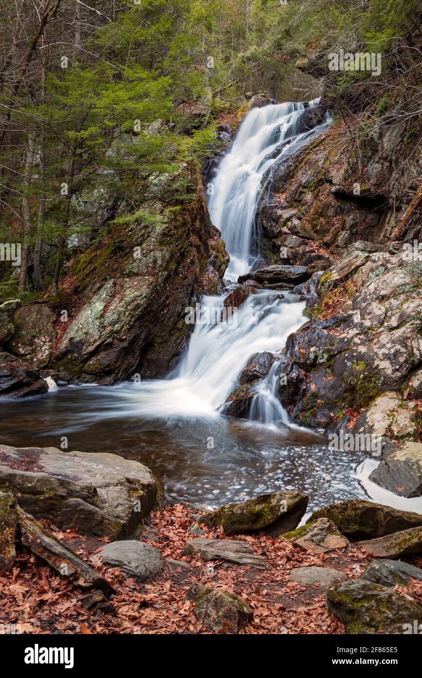Waterfalls of Western Massachusetts in Fall Stock Photo - Alamy