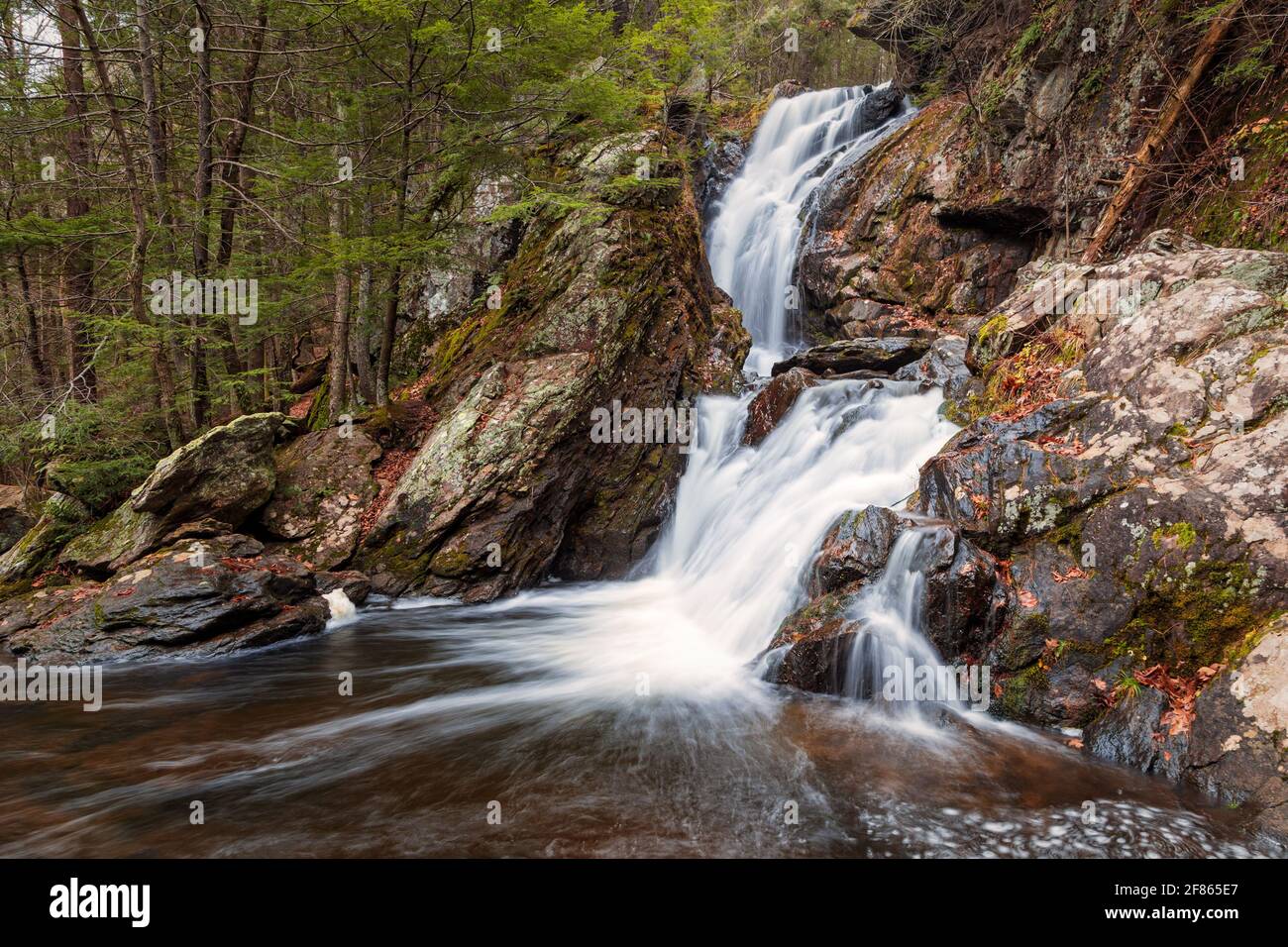 Waterfalls of Western Massachusetts in Fall Stock Photo - Alamy
