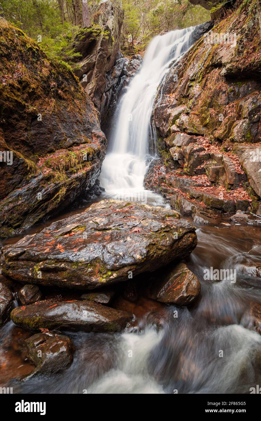 Waterfalls of Western Massachusetts in Fall Stock Photo - Alamy