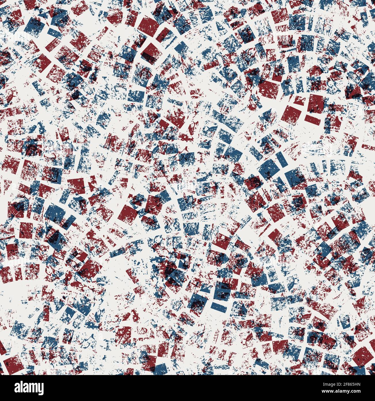 Seamless texture pattern in red blue black white Stock Photo - Alamy