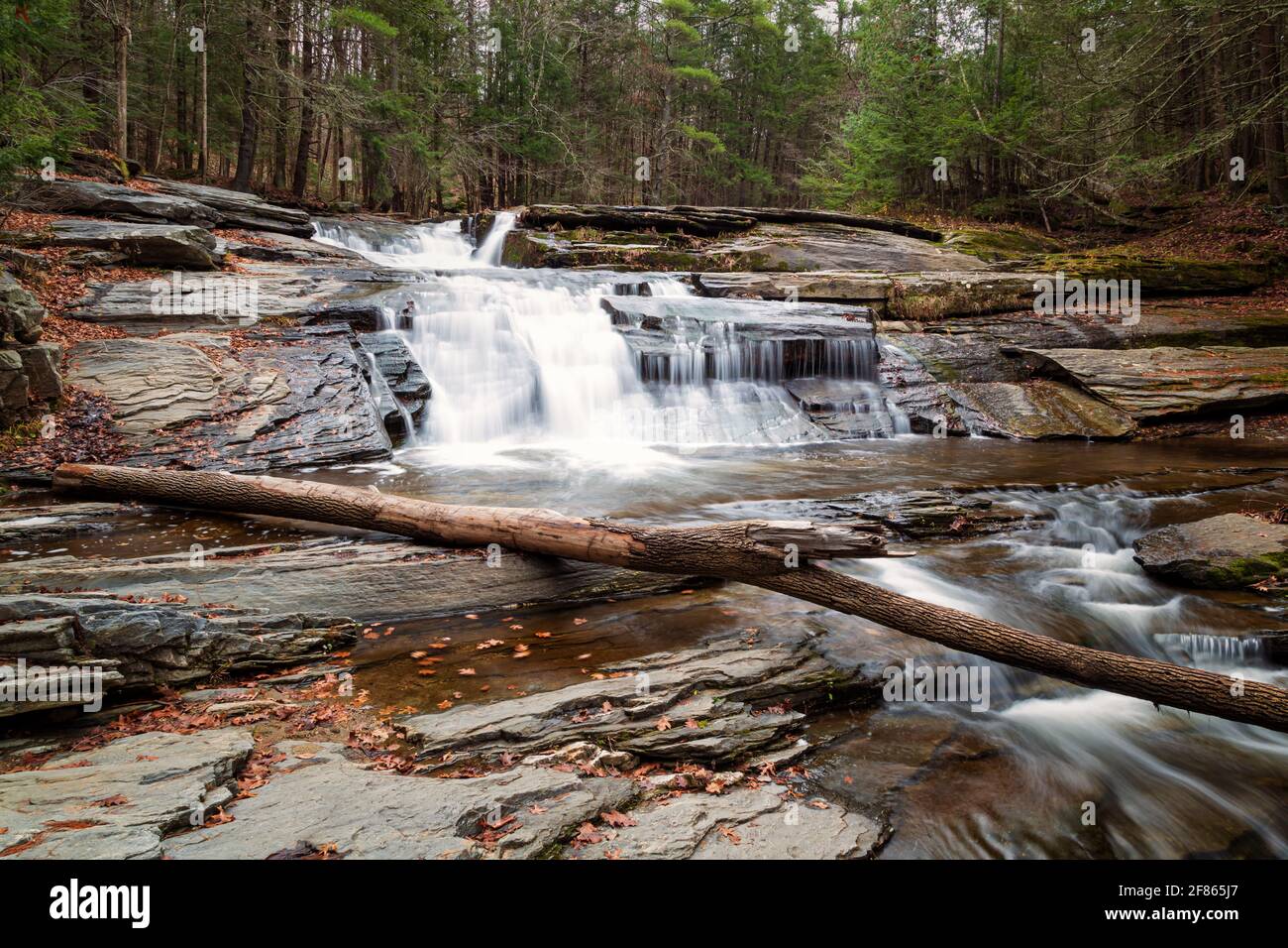 Waterfalls of Western Massachusetts in Fall Stock Photo - Alamy